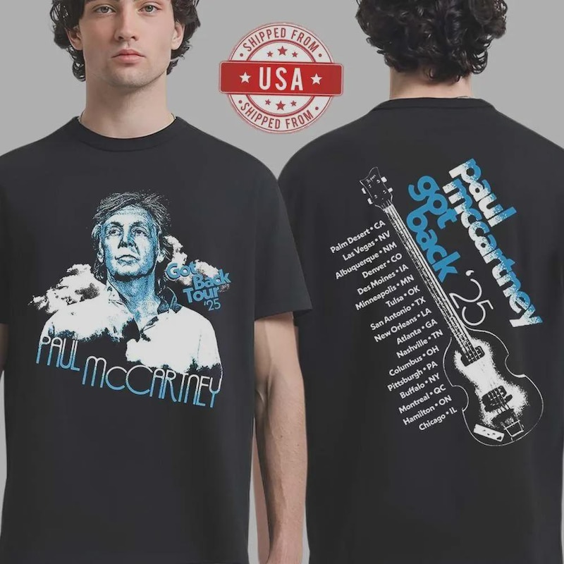 Paul Mccartney 2025 Tour Shirts - Etsy