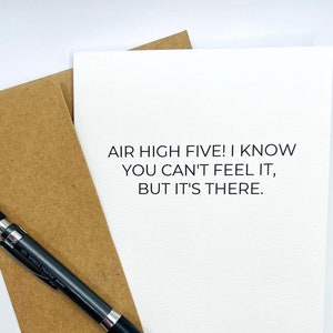 Air High Five Congratulations Card / Graduation Card / New - Etsy