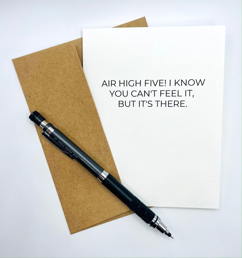 Air High Five Congratulations Card / Graduation Card / New - Etsy