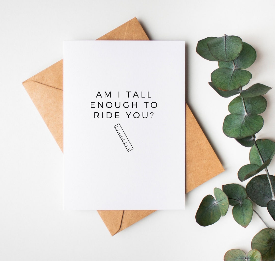 Ride You, Adult Humor / Valentine's Day Card / Husband Card ...