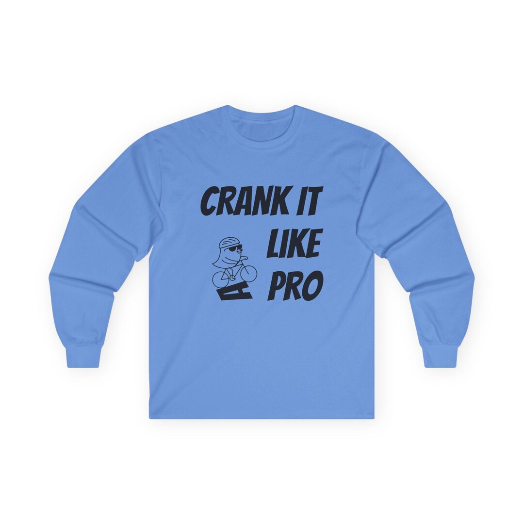Funny T-shirt for Cyclists, Crank It Like A Pro Shirt, Unisex ...
