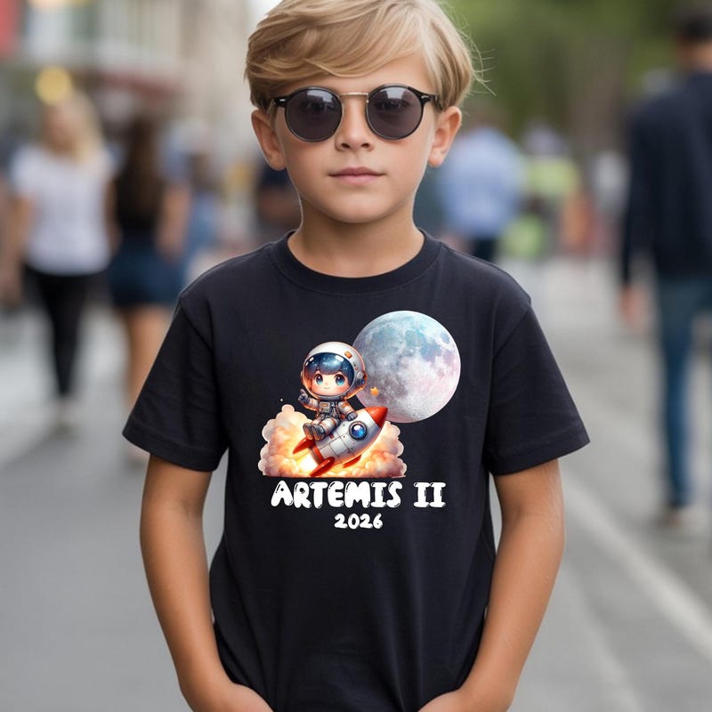Kids Artemis Ii T Shirt - Etsy