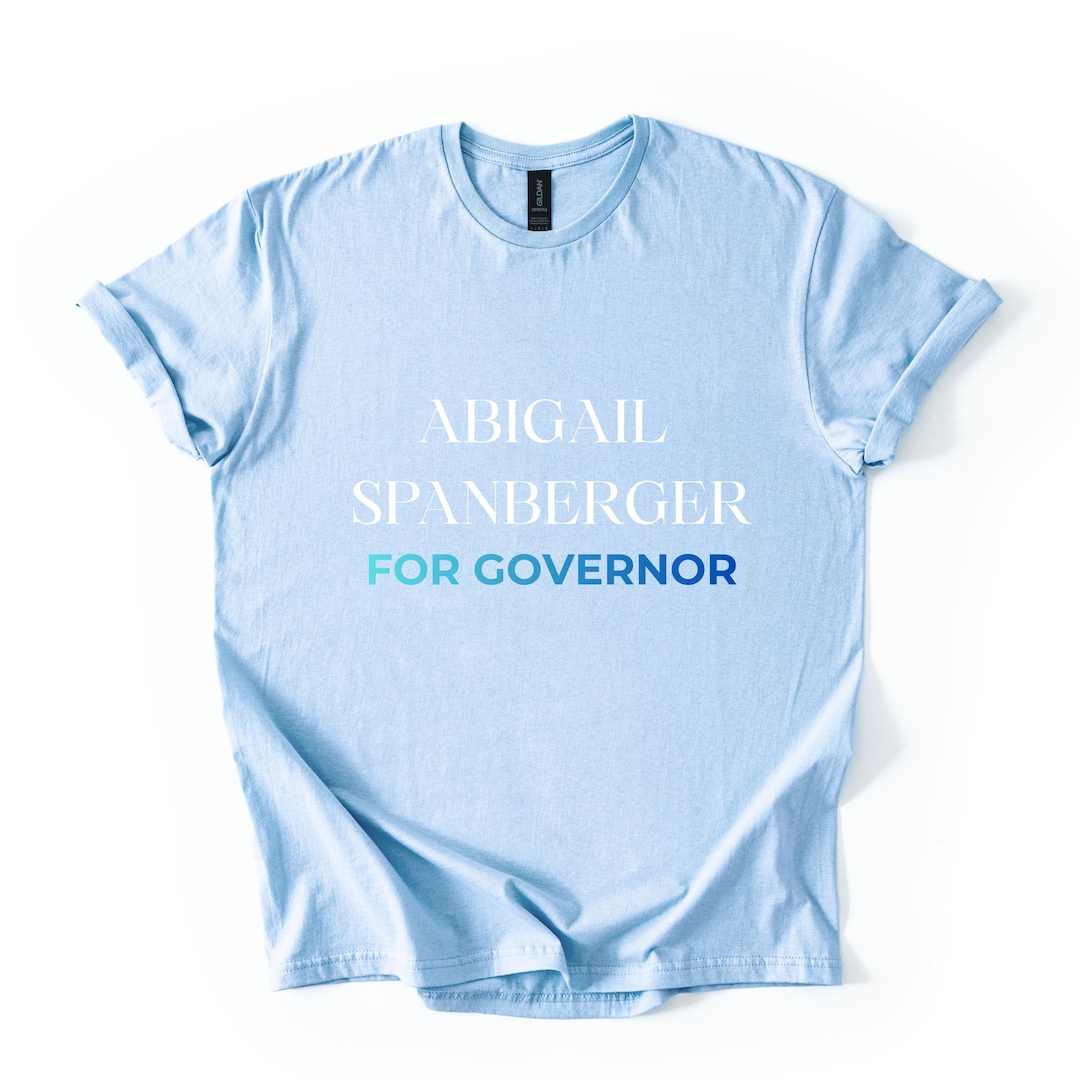Abigail Spanberger for Governor Shirt, Virginia Democrat - Etsy