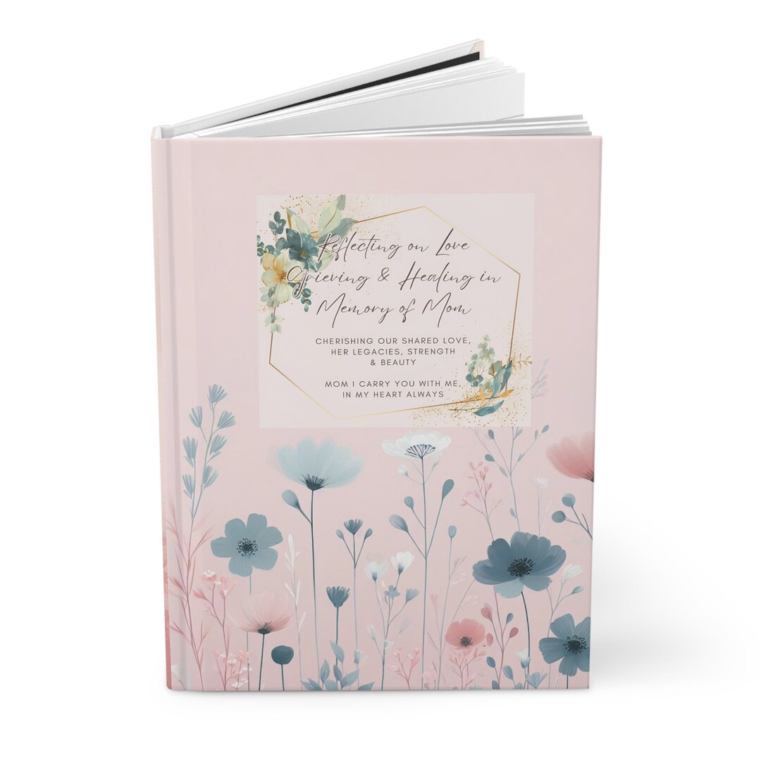 Grief Journal Loss of Mother Memorial Gift , Mom Remembrance, Grieving ...