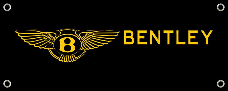 Bentley Logo Vinyl Banner: Garage, Office, Showroom Decor - Etsy