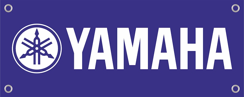 Yamaha Logo Vinyl Banner: Garage, Shop, Showroom Decor - Etsy