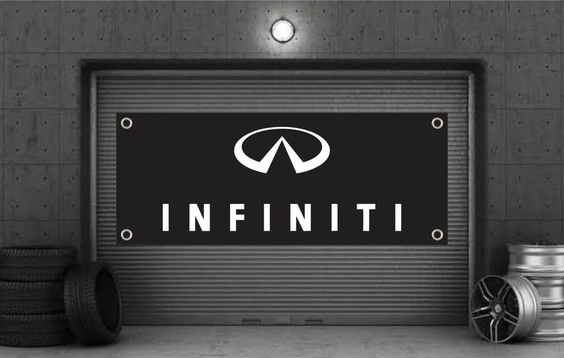Infiniti Logo Vinyl Banner - Garage, Office, Showroom Decor - Etsy