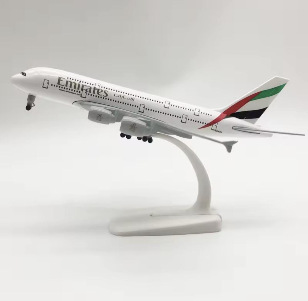 Emirates Airbus A380 Airplane Model | Resin Aircraft Display ...