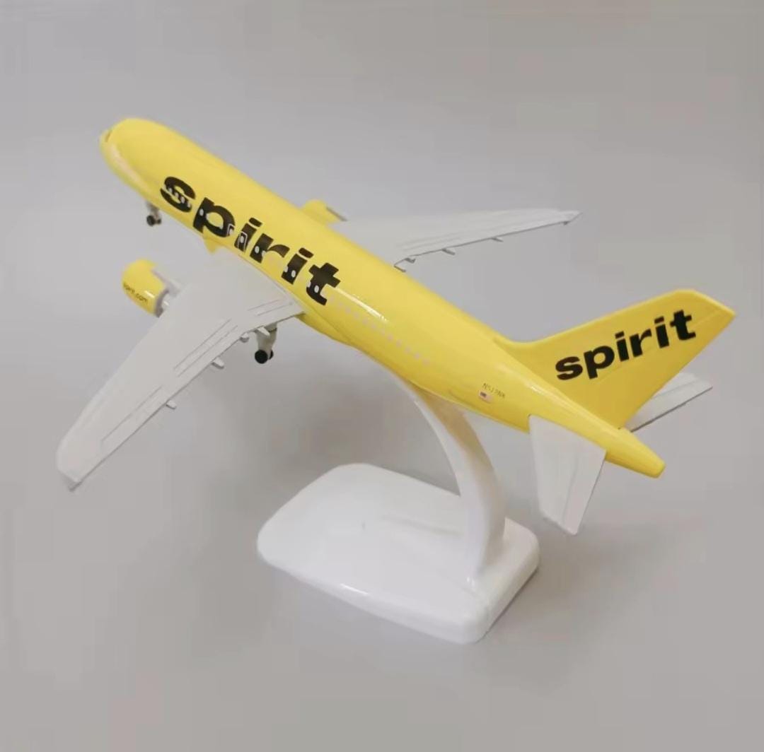 Spirit Airlines Airbus A320 Airplane Model | Resin Airplane Collectible ...