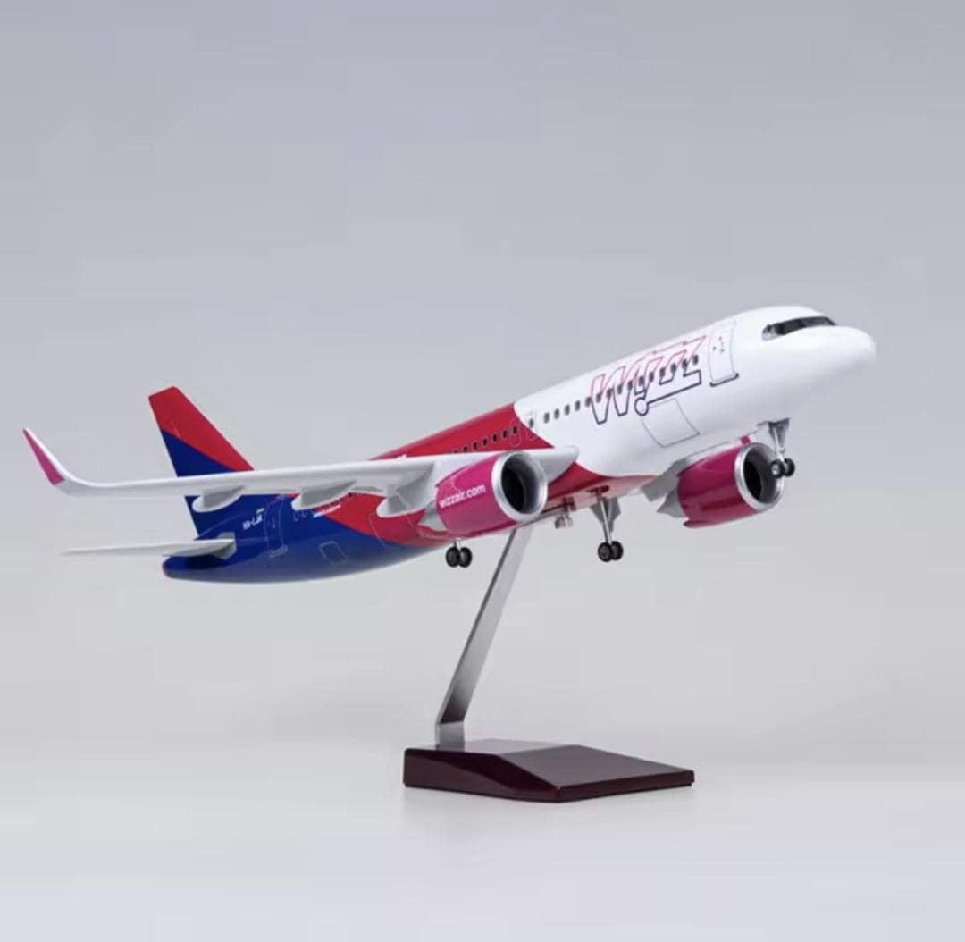 Wizz Air Airbus A320neo Airplane Model 1:80 Resin Airplane Collectible ...