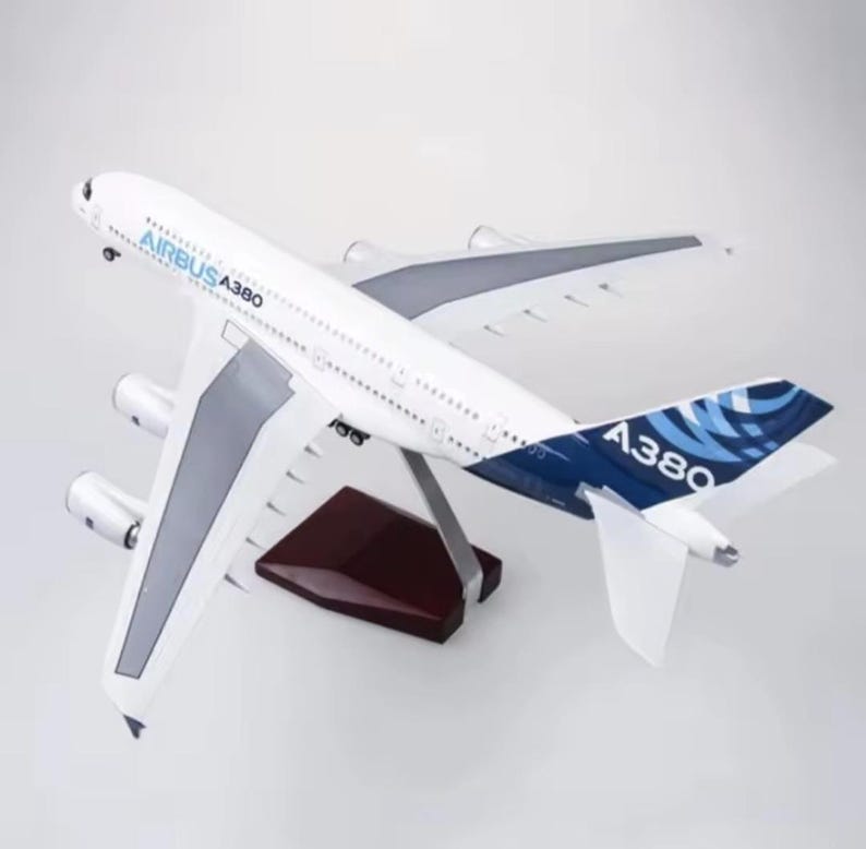 Airbus A380 Airplane Model | 1:160 Scale Resin Aircraft Collectible - Etsy