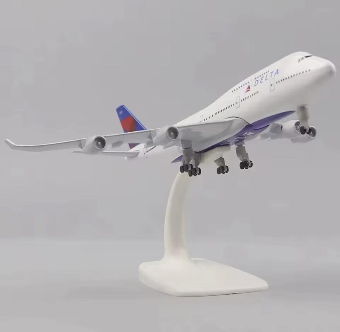 Delta Airlines Boeing 747 Diecast Airplane Model (1:400 Scale) - Etsy