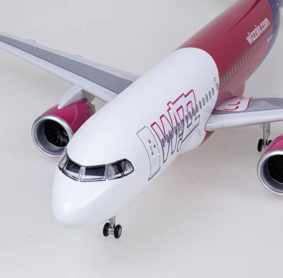 Wizz Air Airbus A320neo Airplane Model 1:80 Resin Airplane Collectible ...
