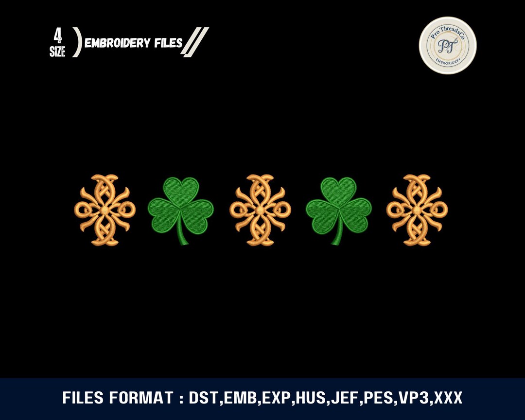 Coquette Shamrock Embroidery Design, St Patricks Day Bow Clover File ...