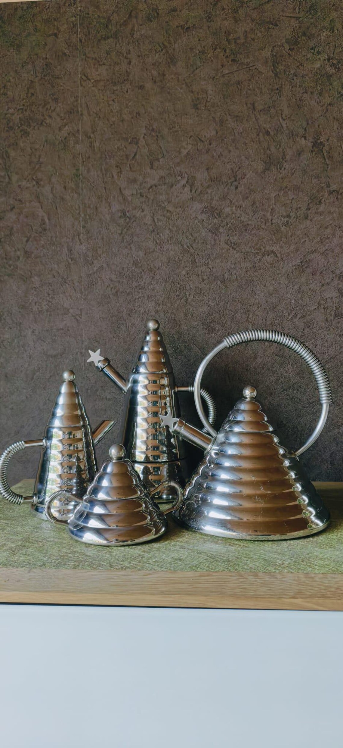 Vintage Italian 80s Stella Collection Archimede Coffee Service Set ...