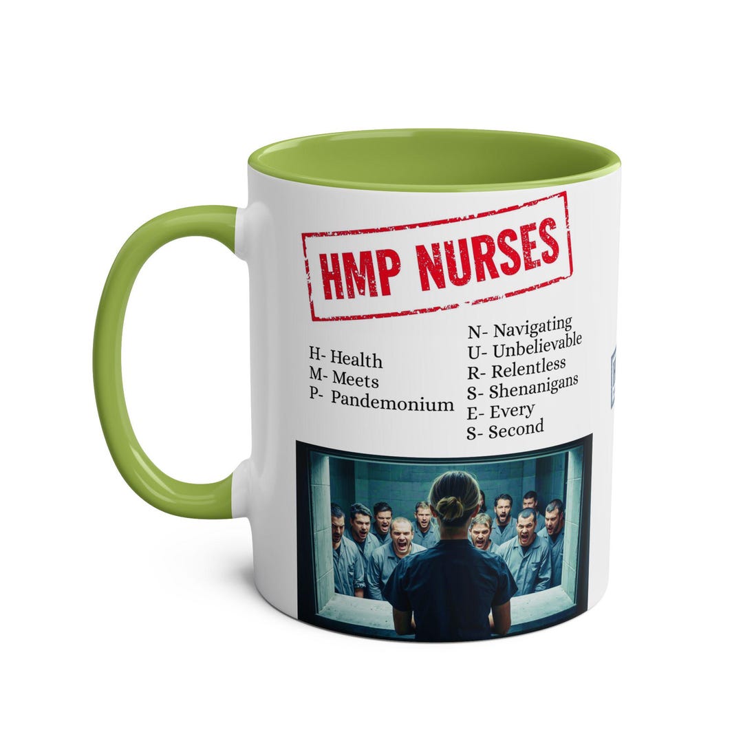 HMP Nurses Funny Design Mug - Etsy