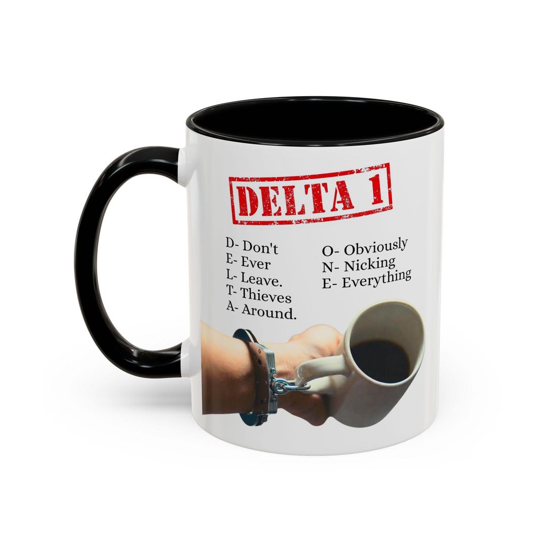Prison Officer "delta 1" Call Sign Funny Mug for Prison Service - Etsy