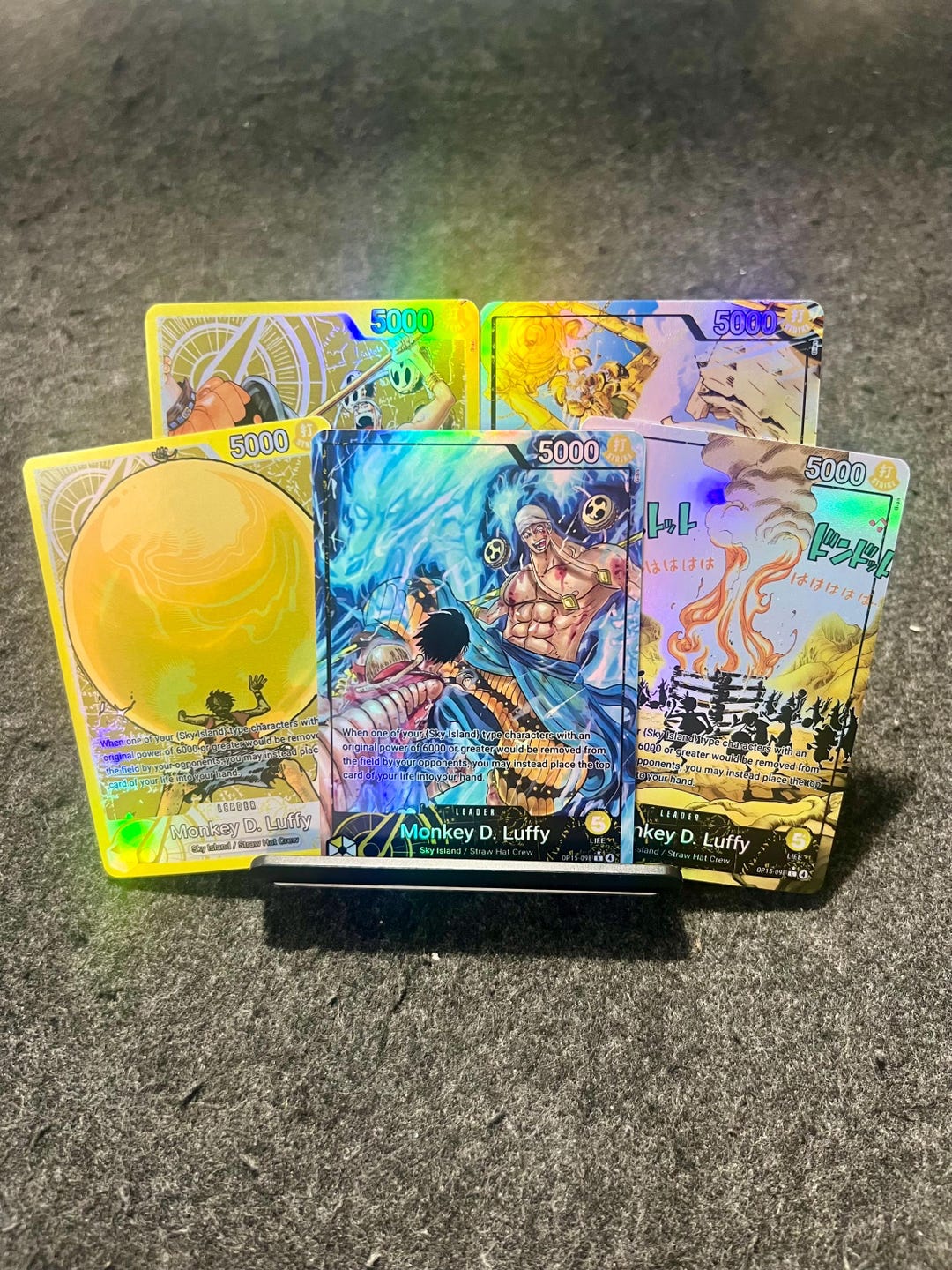 Luffy (OP15), Custom Leader of One Piece TCG Yellow - Etsy UK