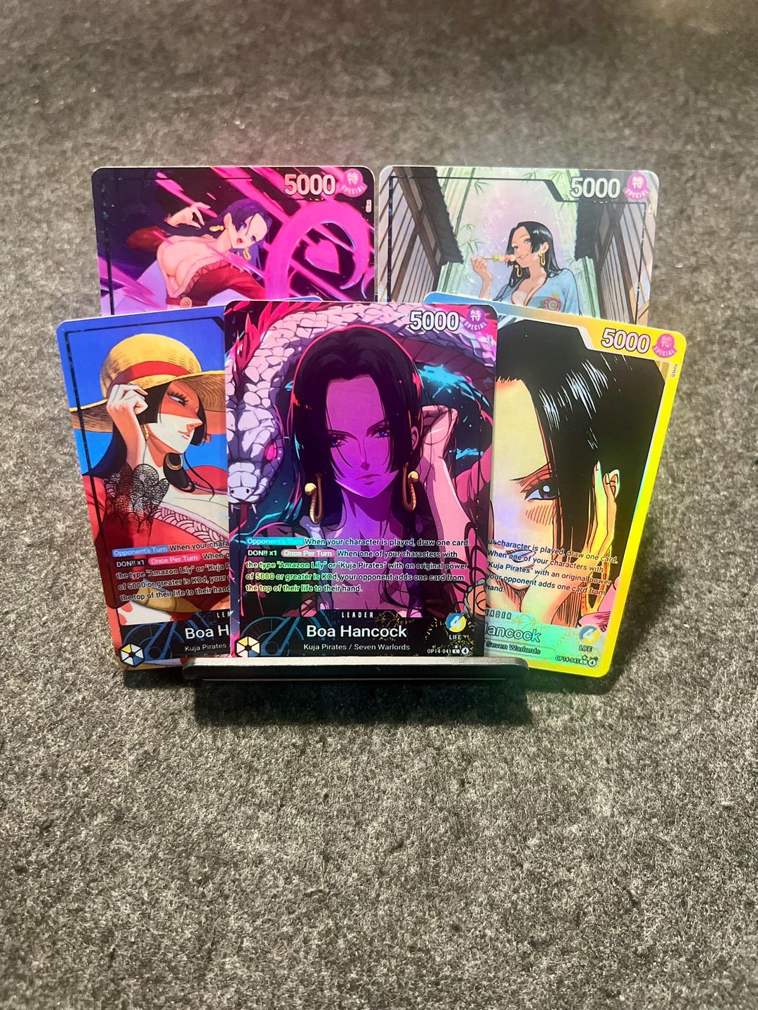 Boa Hancock (OP14), Custom Leader of One Piece TCG Blue Yellow - Etsy