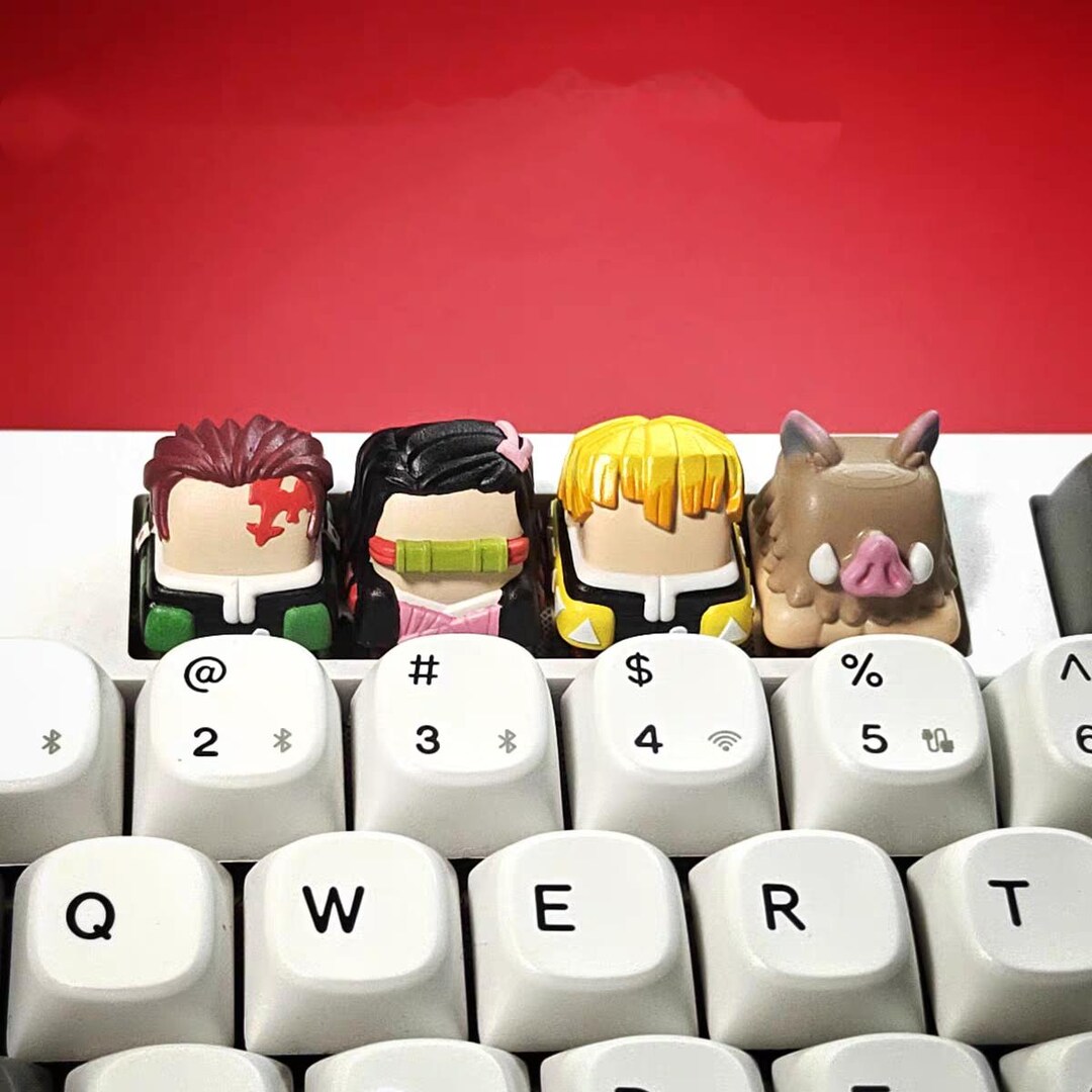Character Mechanical Keyboard Keycaps - Custom 3D Resin Artisan Keycaps ...