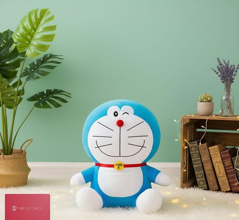 Cute Doraemon Plushie | Soft Cartoon Character Doll | Japanese Anime ...