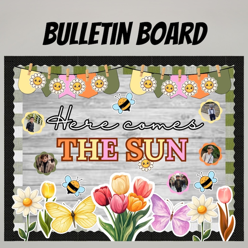 Sun Bulletin Board - Etsy
