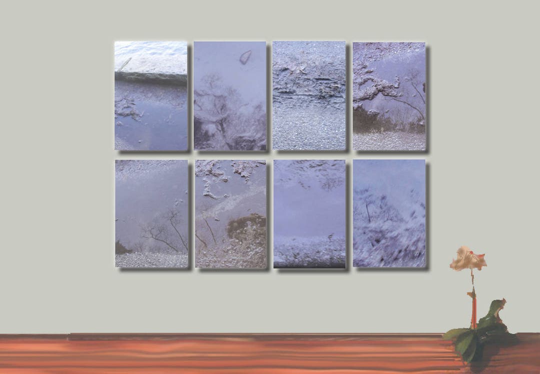 Purple Puddle (mural, Pdf): Photography Set (digital Download, Rain ...