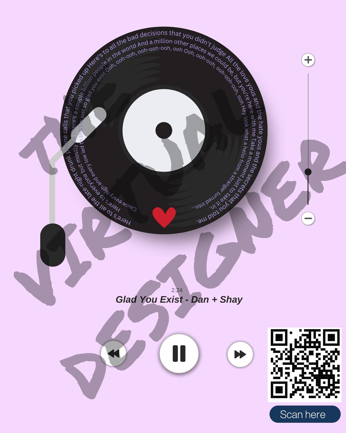 Personal Song QR Code Music Player - Etsy