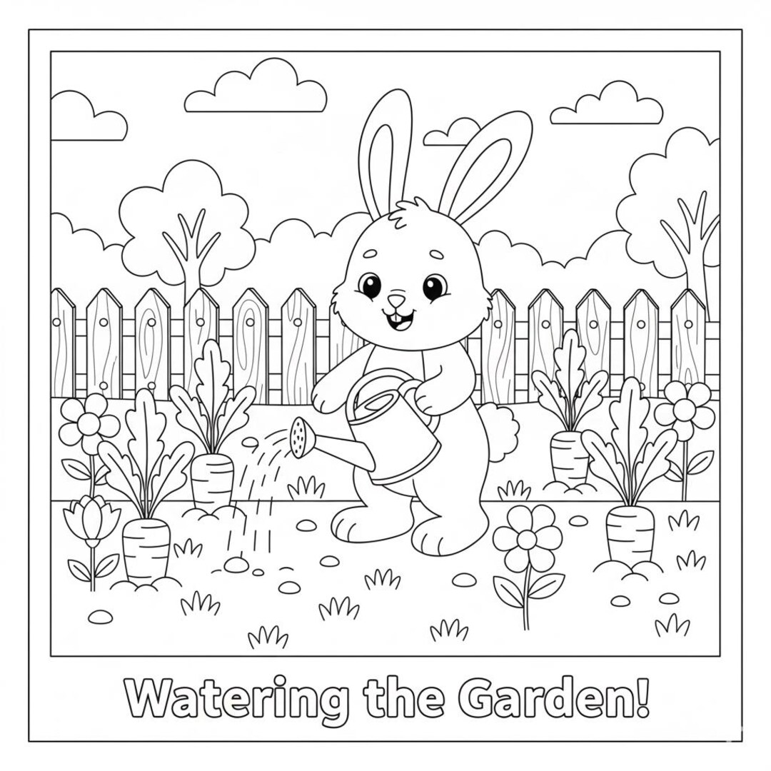 Kids Colouring Book Instant Download Print Pdf Colouring Pages ...