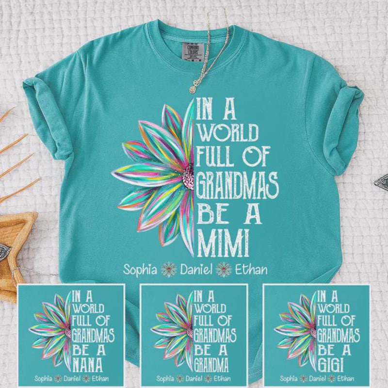 Custom Flower Print Names - Etsy