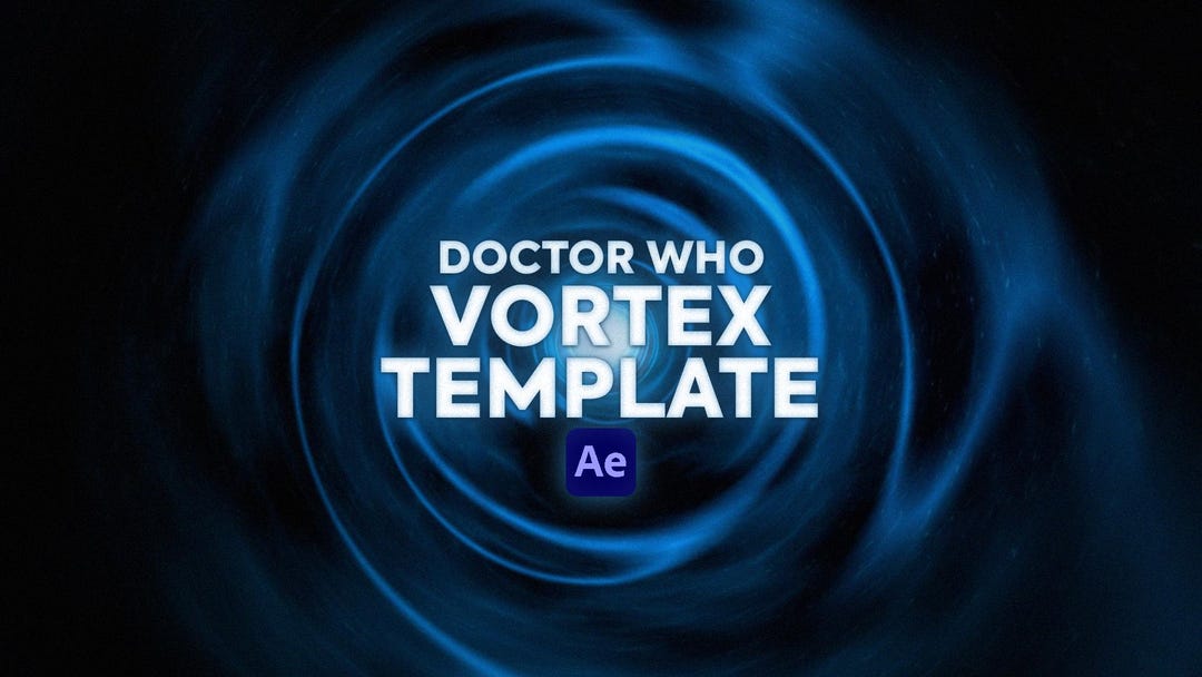 Doctor Who Time Vortex Template – Customisable Space Tunnel Effect ...