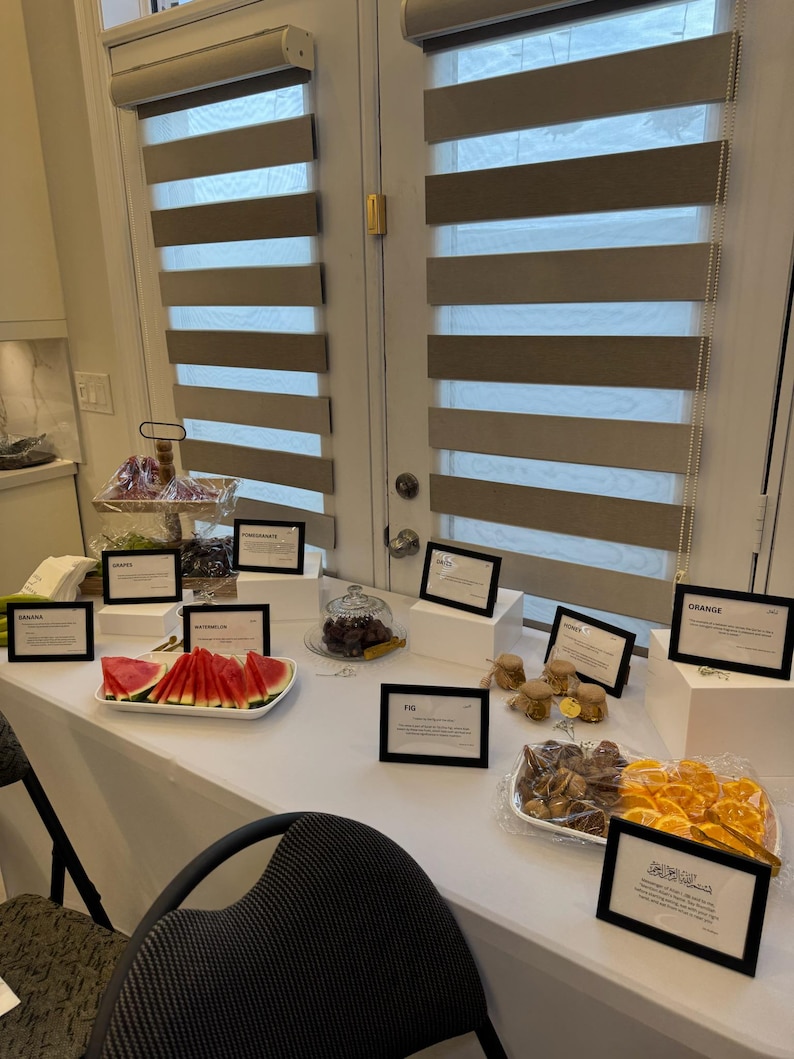 Sunnah Table Setup Cards: Quran-inspired Islamic Decor (printable PDF ...