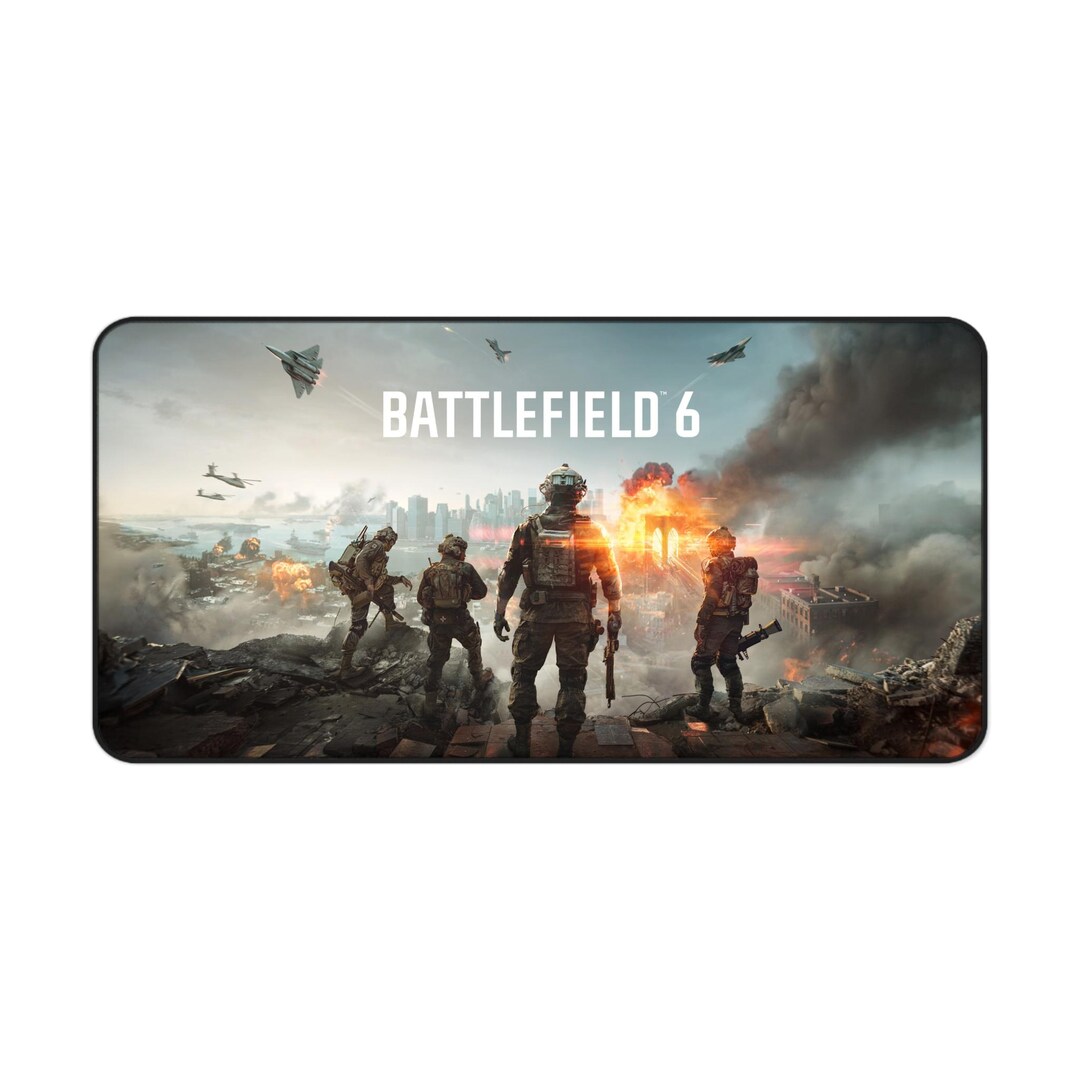 Battlefield 6 VI Gaming Desk Mat, Vibrant Mouse Pad for Gamer Gift HD ...