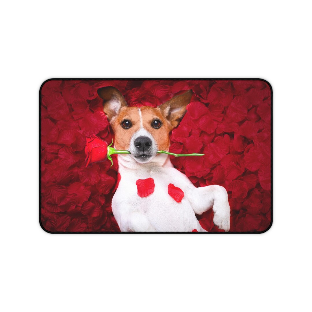 Jack Russel Terrier Desk Mat Dog Lover Gift, Gaming Mouse Pad, Animal ...