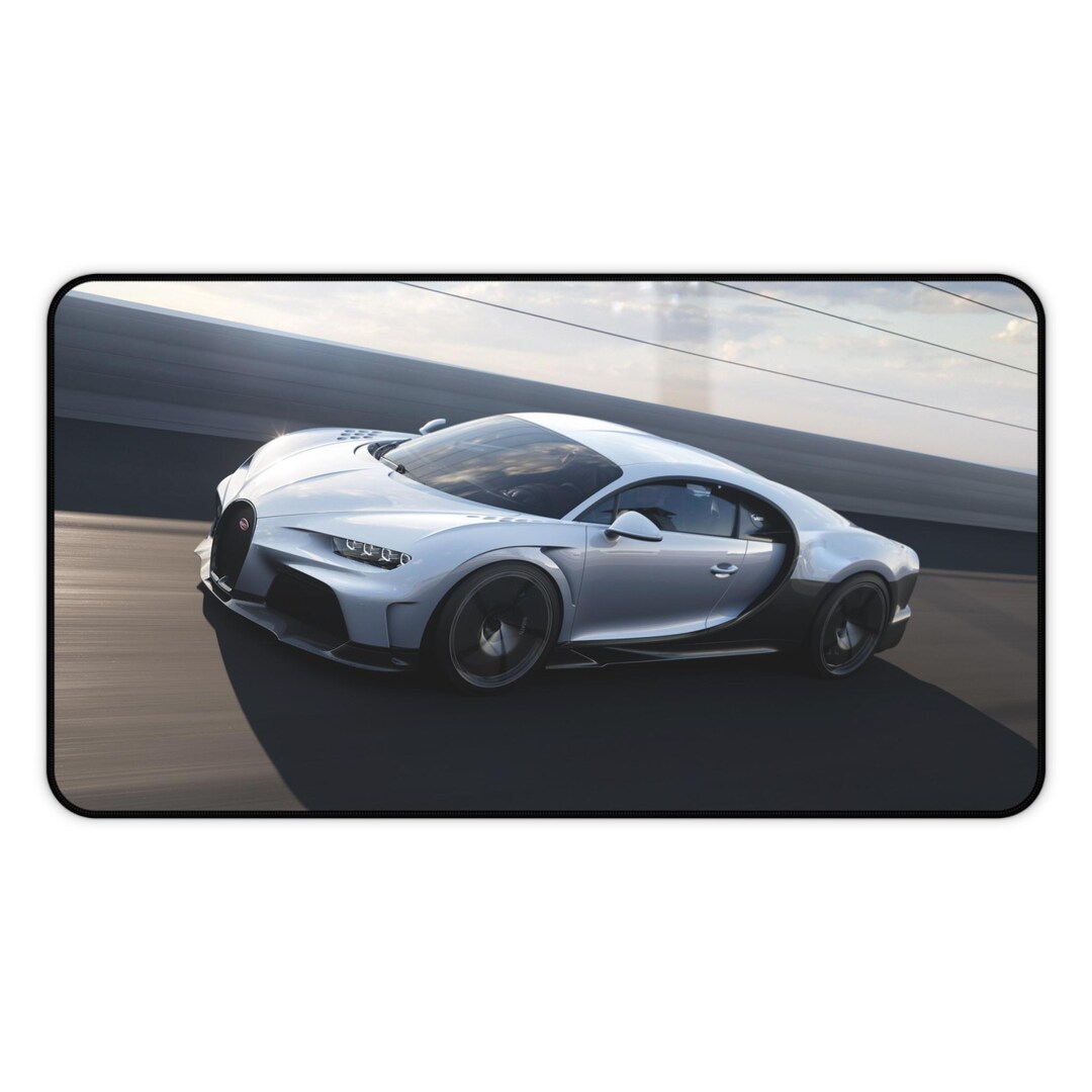 Bugatti High Definition Super Car Office Home Decor Desk Mat Mousepad ...