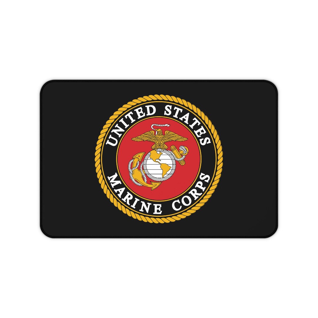 Marines Logo Office Military Army Navy High-definition Desk Mat Non ...