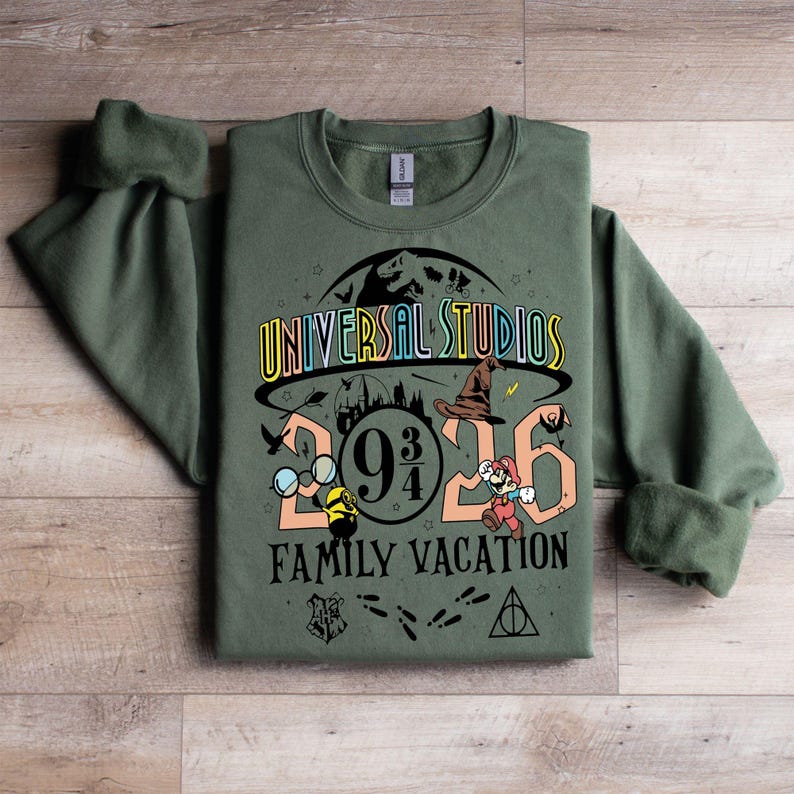 Vintage Retro Universal Studios 2026 Shirt, Universal Studios Sweathirt ...