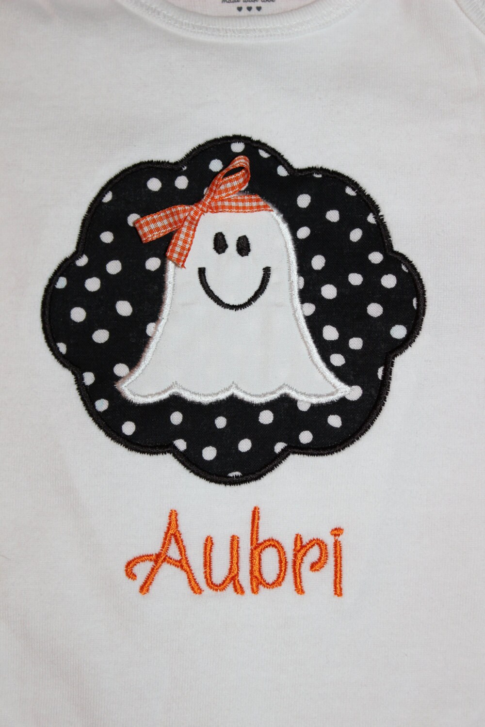 Personalized Applique Fall Halloween Ghost Long/short Sleeve - Etsy