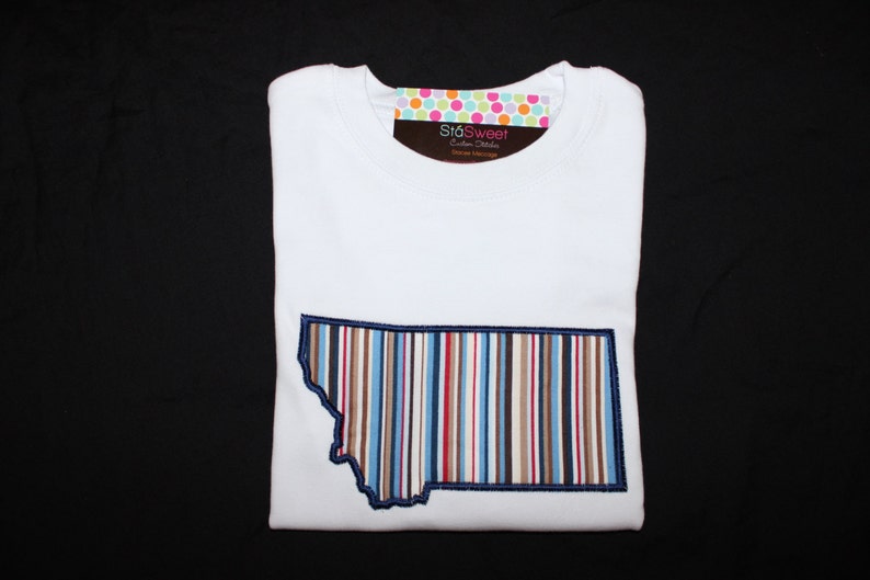 Personalized State Onesie or Tshirt - YOU Choose State and Fabric - Etsy