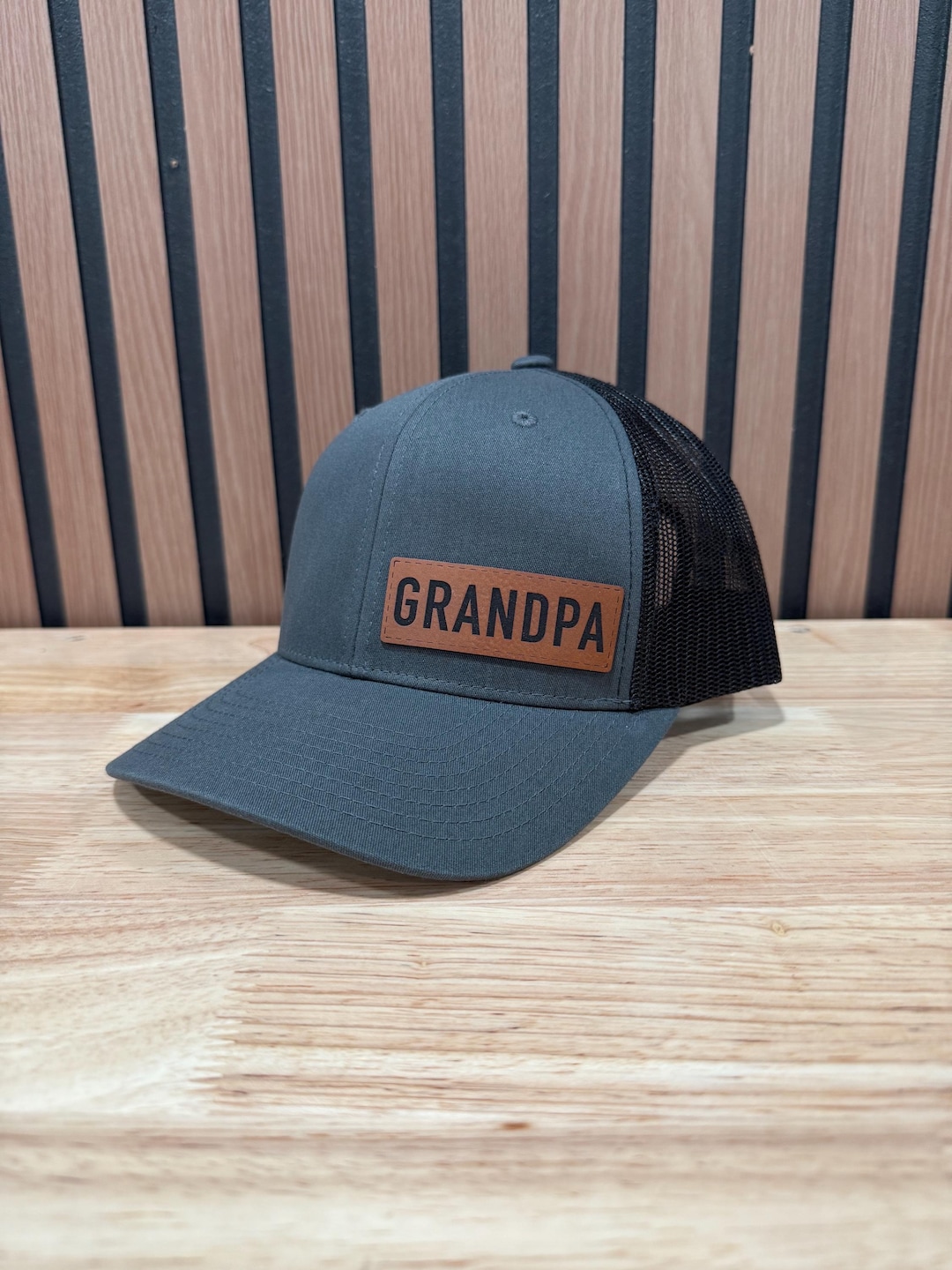Grandpa Leather Patch Hat, New Grandpa Hat, Grandpa Baseball Hat ...