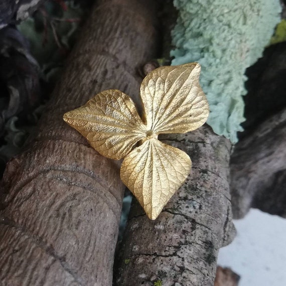 Hydrangea Ring Solitaire Nature Inspired Ring. Flower Ring | Etsy