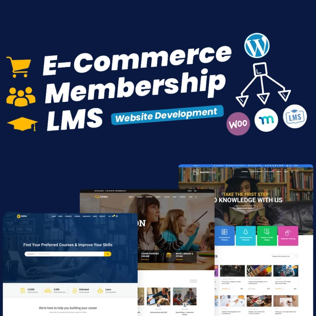 Tutor Website Development | LMS Course Website Design | Learndash ...