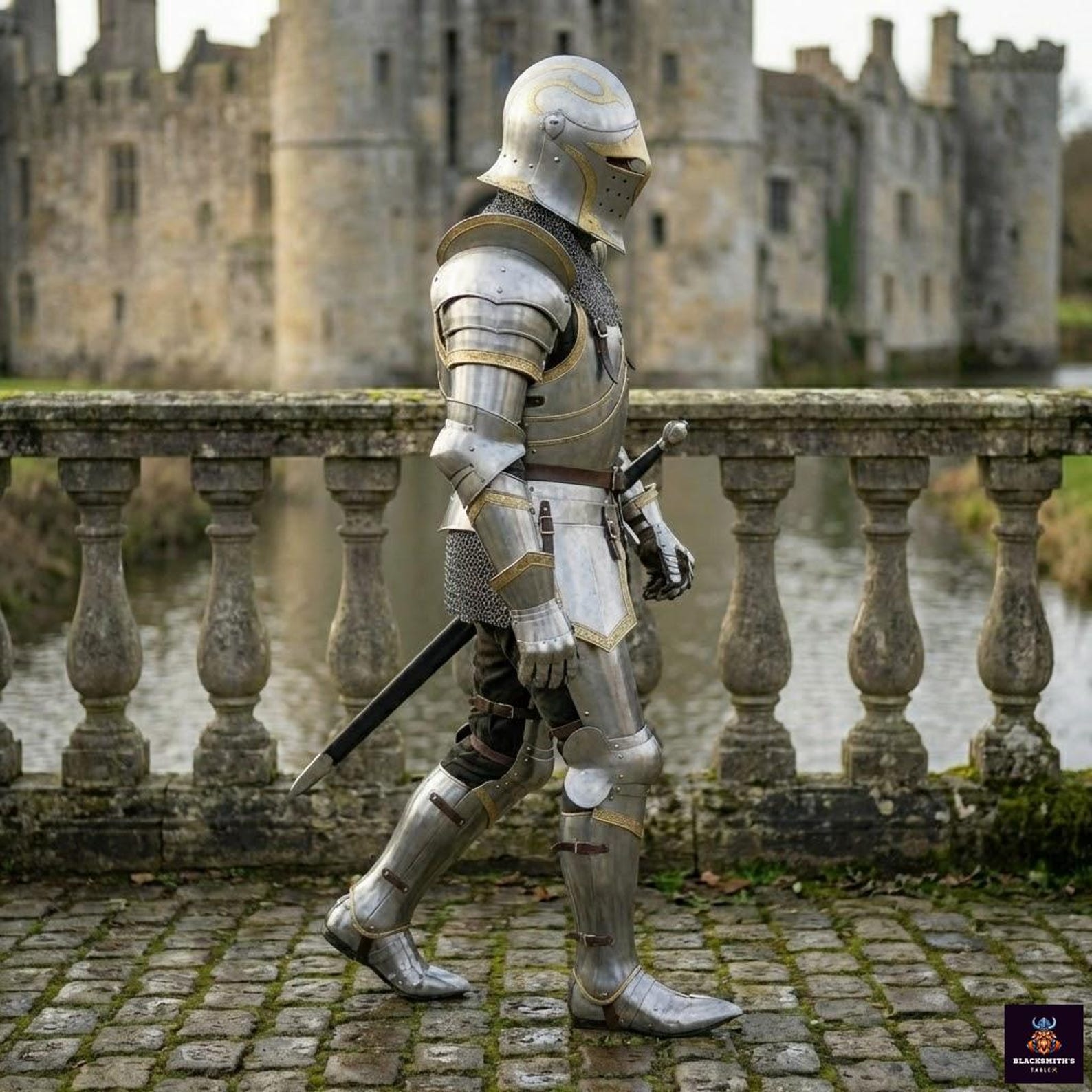 Royal Kings Guard Full Armor Suit | 18G Steel Crusader Costume - Etsy ...