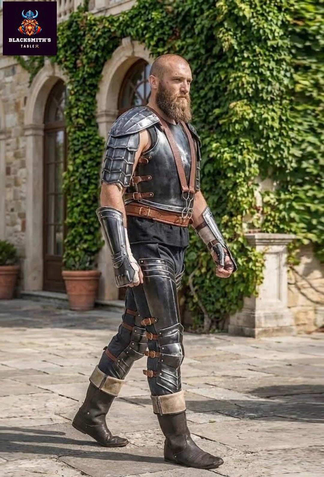 Medieval Fantasy Guts Golden Age Armor Suit | Real Steel Cosplay Armor ...