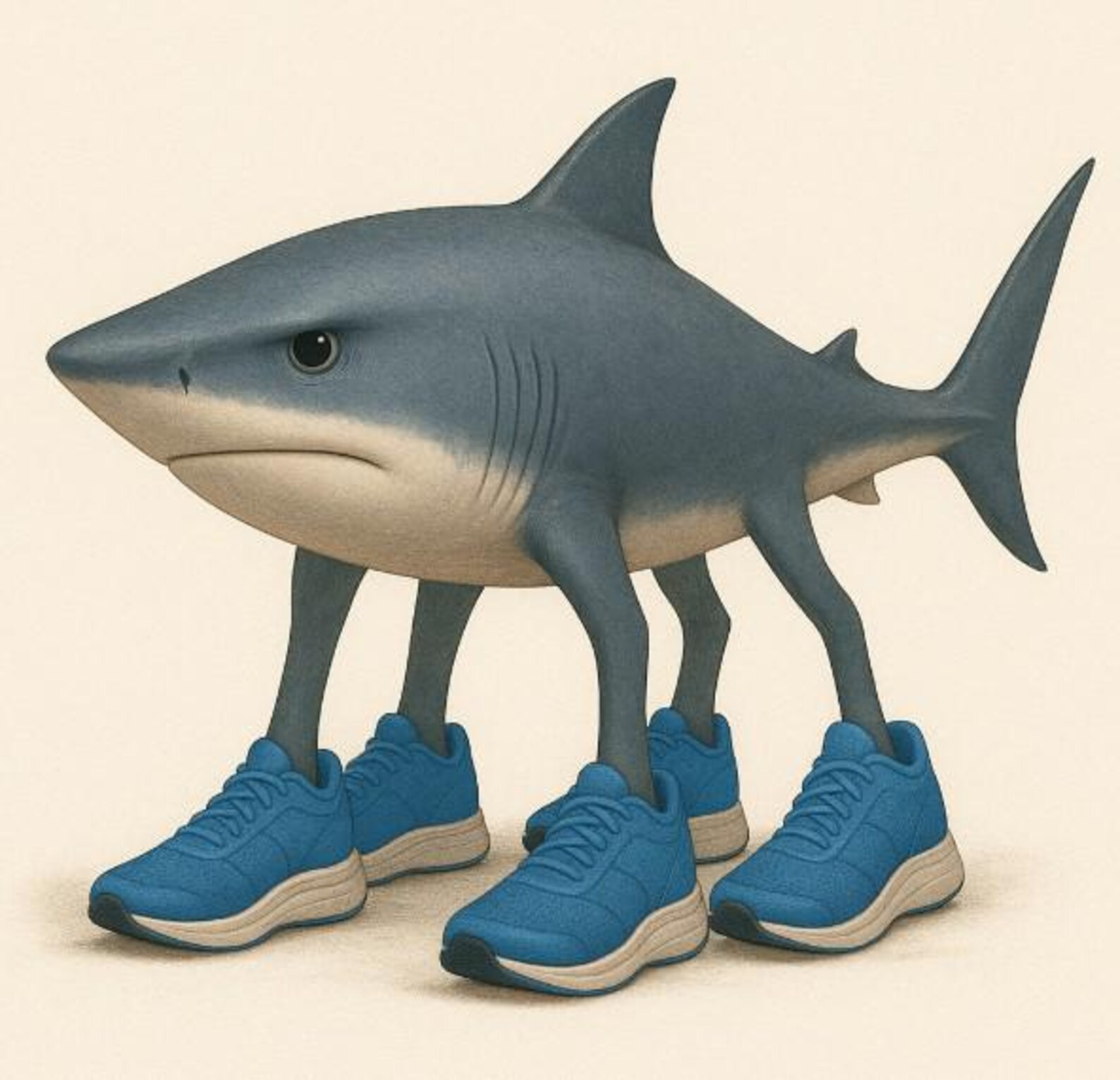 Tiktok Meme Wrapping Paper | Sneaker Shark Walker (inspired Tralalero ...