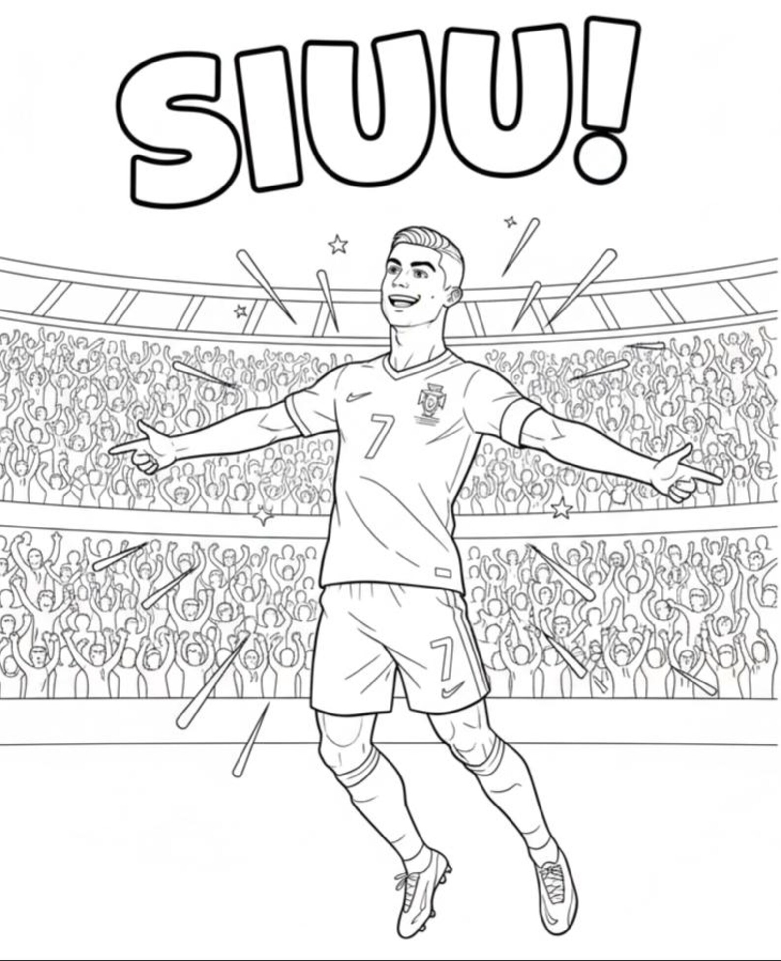 Football Coloring Books(ronaldo,messi,neymar,mo Salah,kaylian Mbappe ...