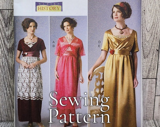 Butterick 6190 Edwardian Titanic Downton Abbey Inspired Costume Pattern ...