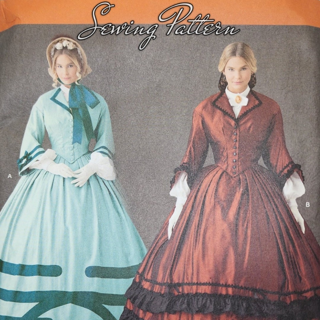Simplicity 1818 Civil War Gown Pattern 16-24 Queen Plus - Etsy