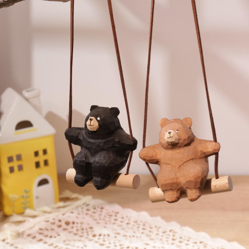 Hanging Wooden Swing Wall Decor - Etsy