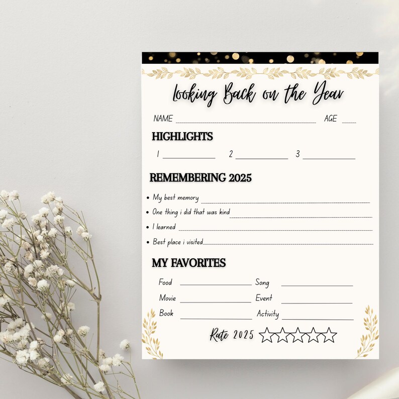 2026 New Year Resolution Planner | Goal & Bucket List (PDF) - Etsy